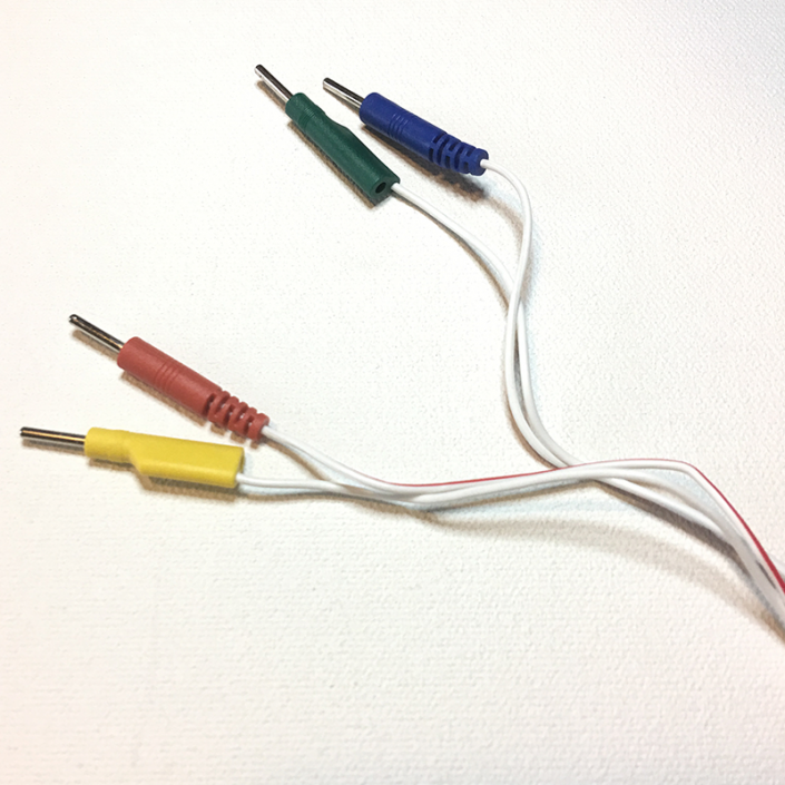 Push Pin Lead Wires – 2.35mm Shielded Jack, 2mm Pins – MEND Technology