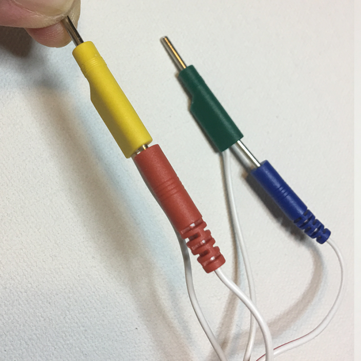 Push Pin Lead Wires – 2.35mm Shielded Jack, 2mm Pins – MEND Technology